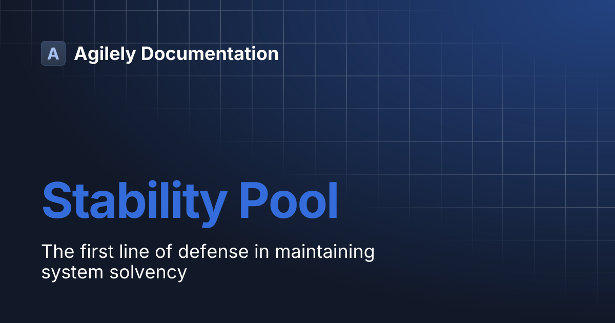 Stability Pool | Agilely Documentation