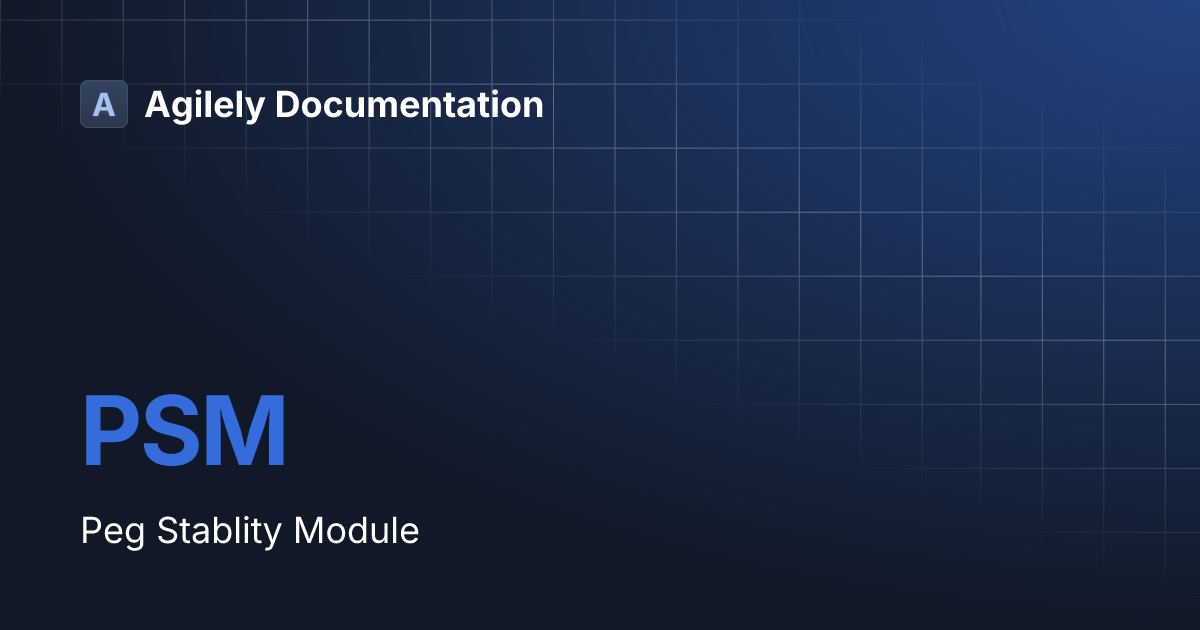 PSM | Agilely Documentation